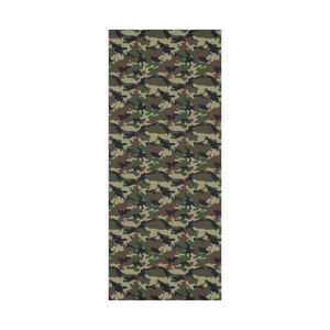 Military Camo Gift Wrap Paper, Army Camouflage Gift Wrap, Woodland Camo ...