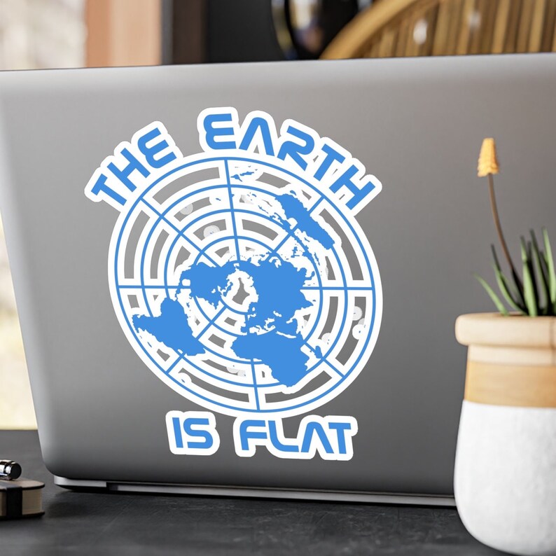 Flat Earth Car Decal Firmament Sticker Flat Earth Gift Flat - Etsy