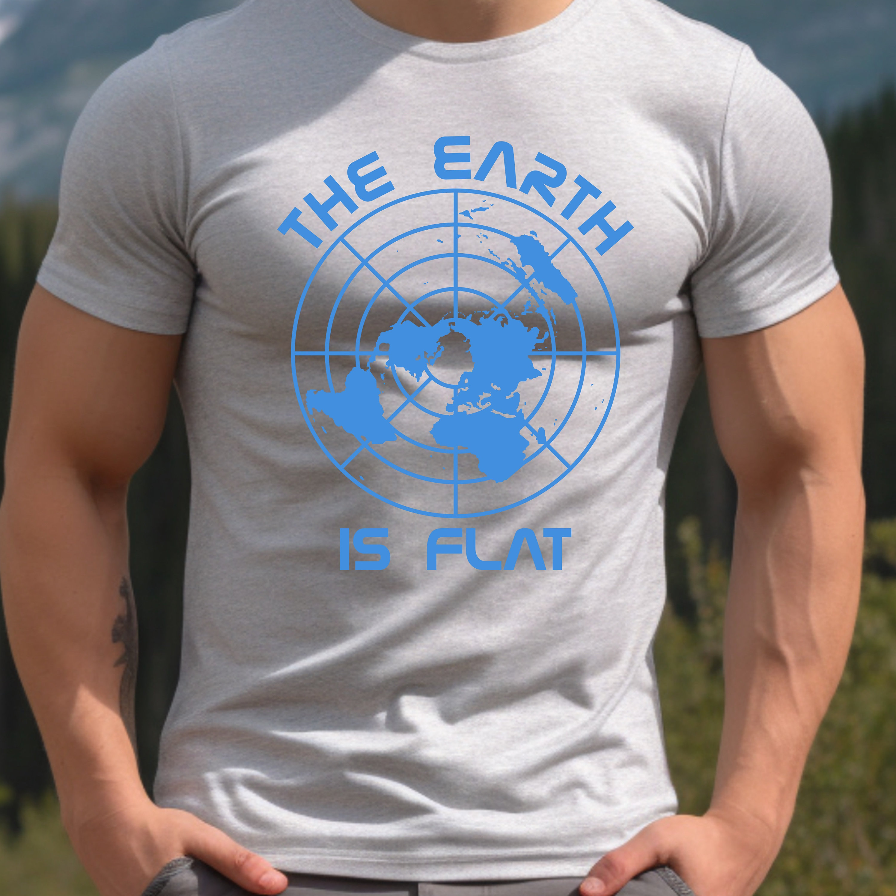 Mens Flat Earth Tshirt Firmament Shirt Flat Earth Tshirt - Etsy