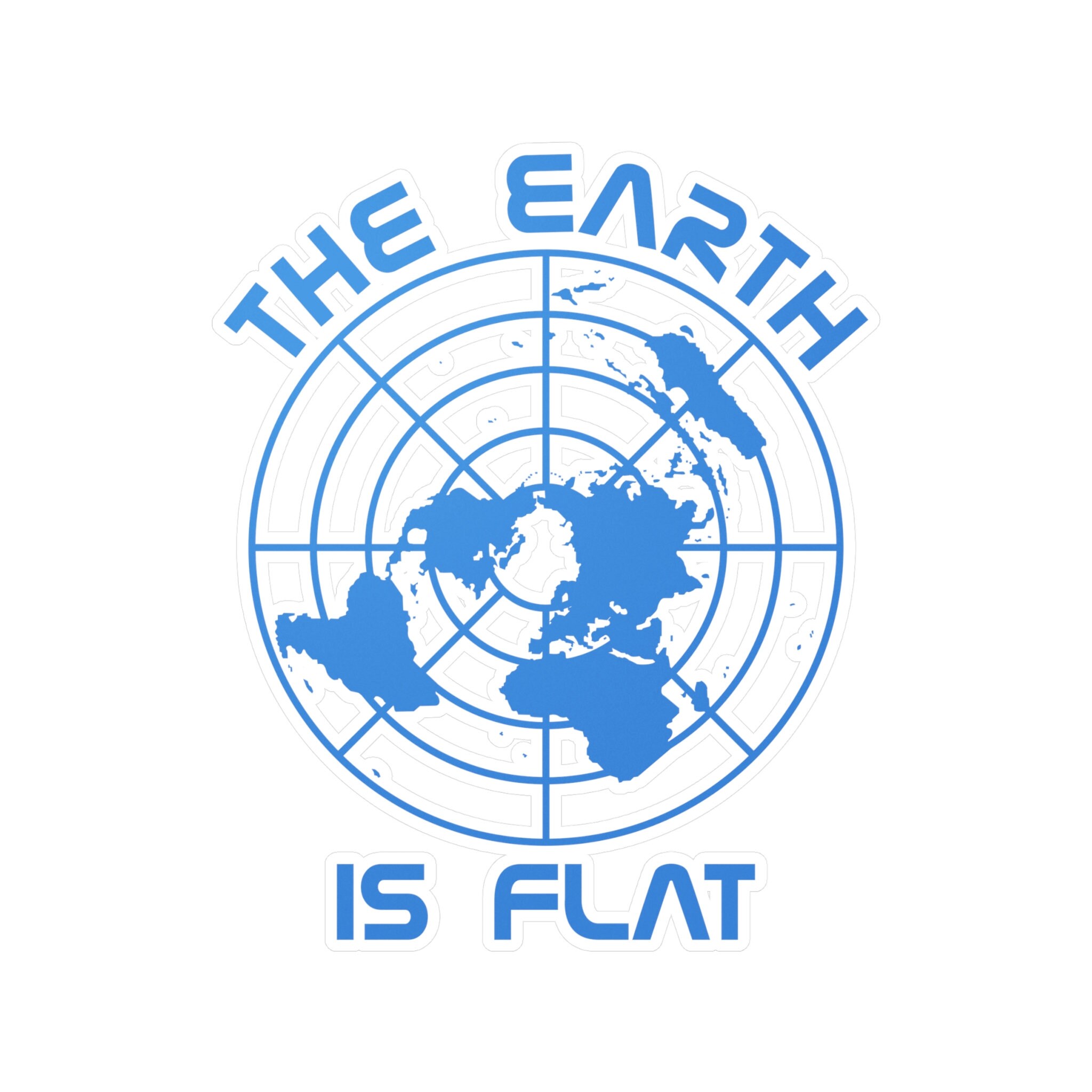 Flat Earth Car Decal Firmament Sticker Flat Earth Gift Flat - Etsy