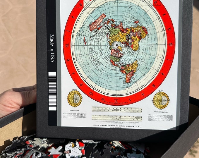 HD Remastered Gleason's New Standard Map of the World 2023 Flat Earth ...