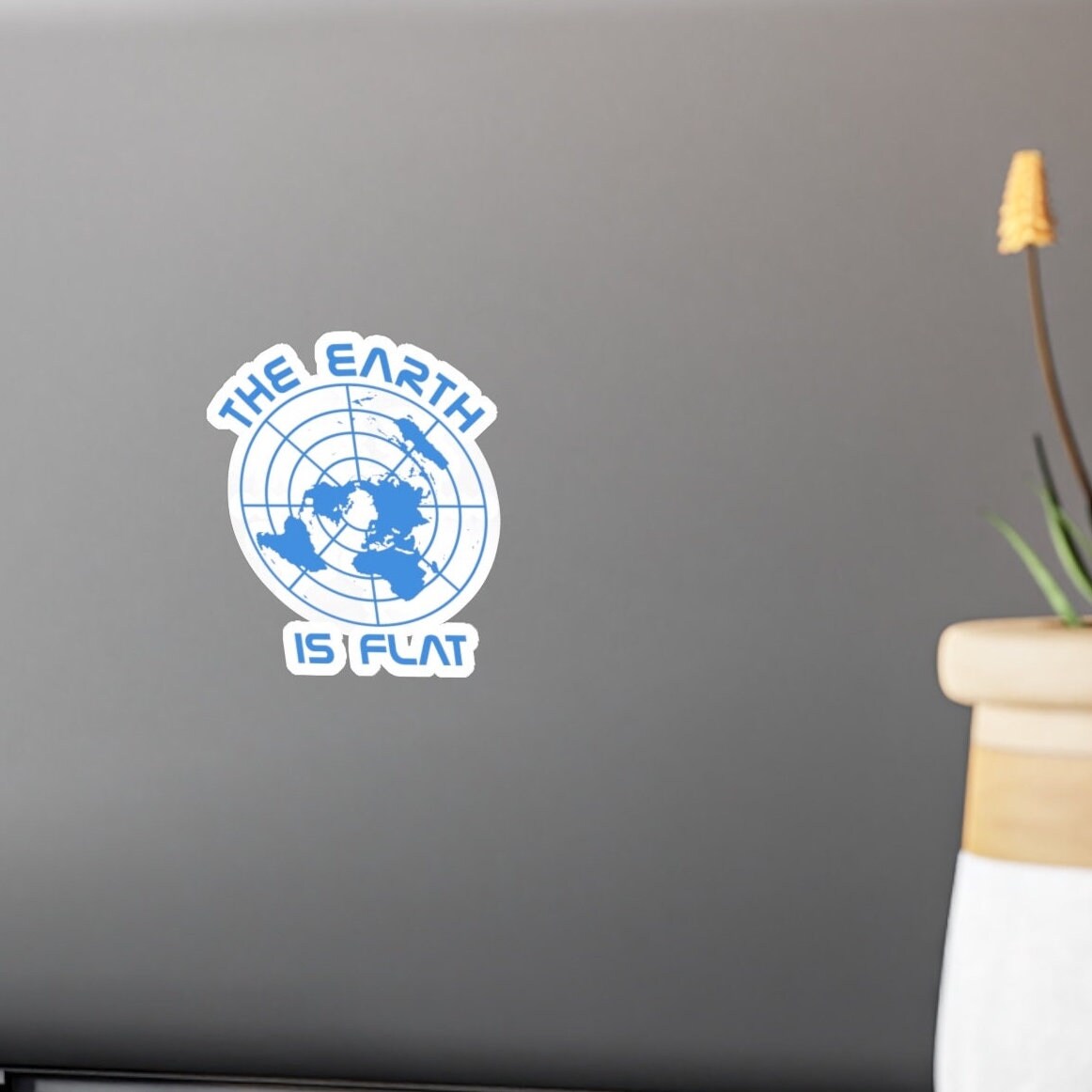Flat Earth Car Decal Firmament Sticker Flat Earth Gift Flat - Etsy
