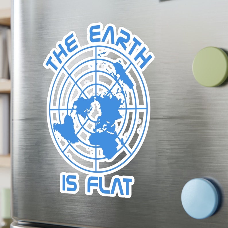 Flat Earth Car Decal Firmament Sticker Flat Earth Gift Flat - Etsy