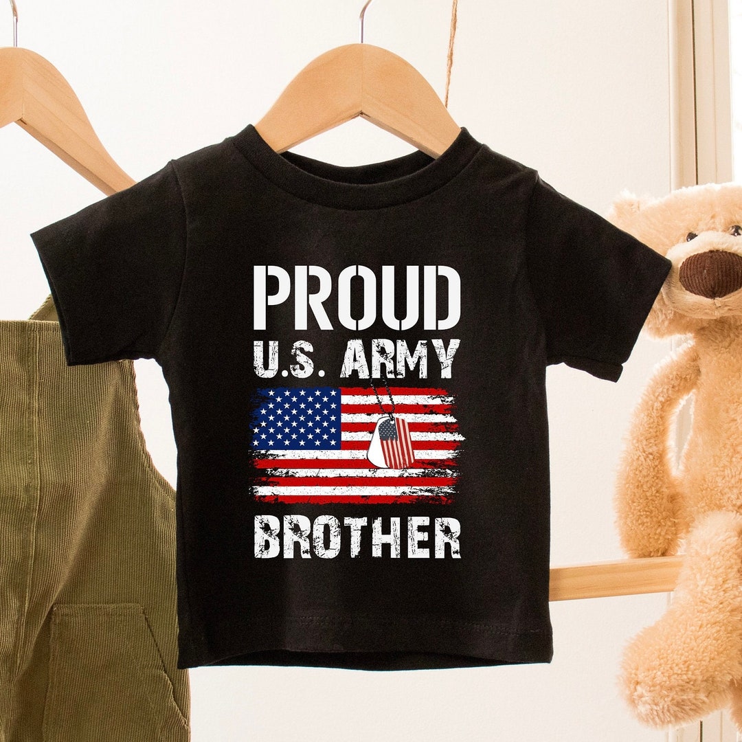 US Army Brother Tshirt Army Baby Shirt Army Family Military Family ...
