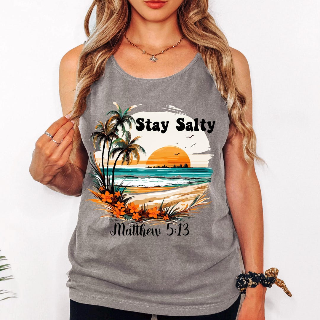 Christian Womans Tank Top, Summer Sleeveless Shirt, Religious Women's ...