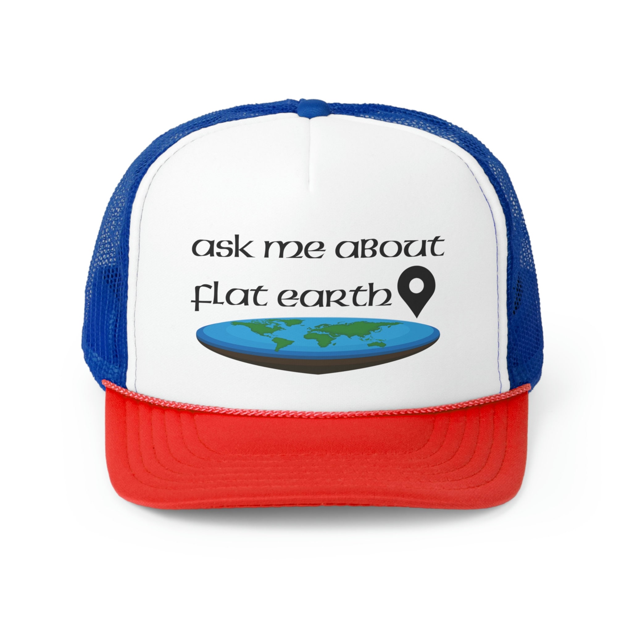 Flat Earth Hat Tin Foil Hat Firmament Apparel Fake Moon Landing Gift ...
