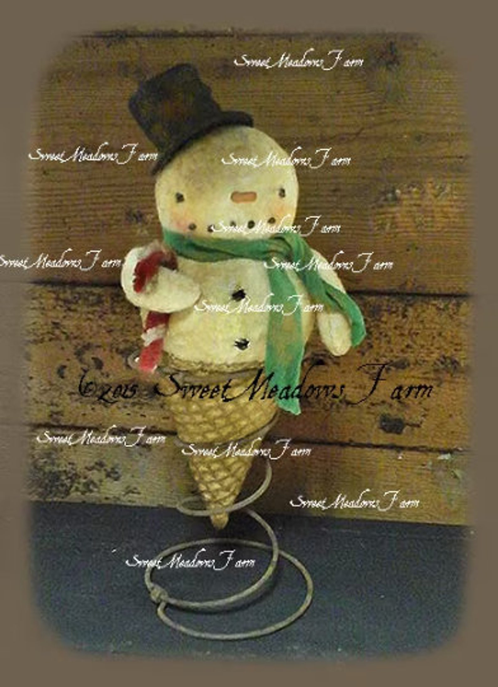 Snowman Ornie, Double Dip Snowman E-PATTERN - Etsy