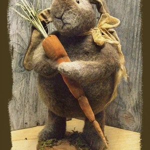 Primitive Chubby Bunny E-PATTERN - Etsy