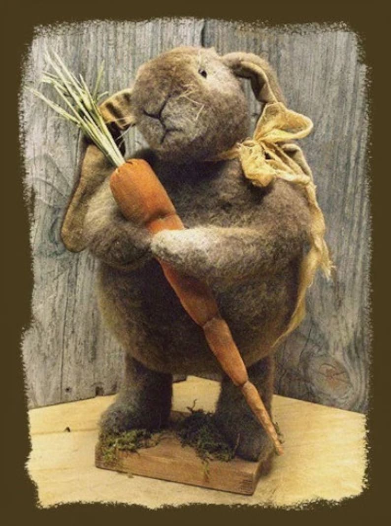 Primitive Chubby Bunny E-PATTERN - Etsy