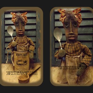 Primitive Snowman Pumpkin Doll Stump Doll Cans E-PATTERN - Etsy