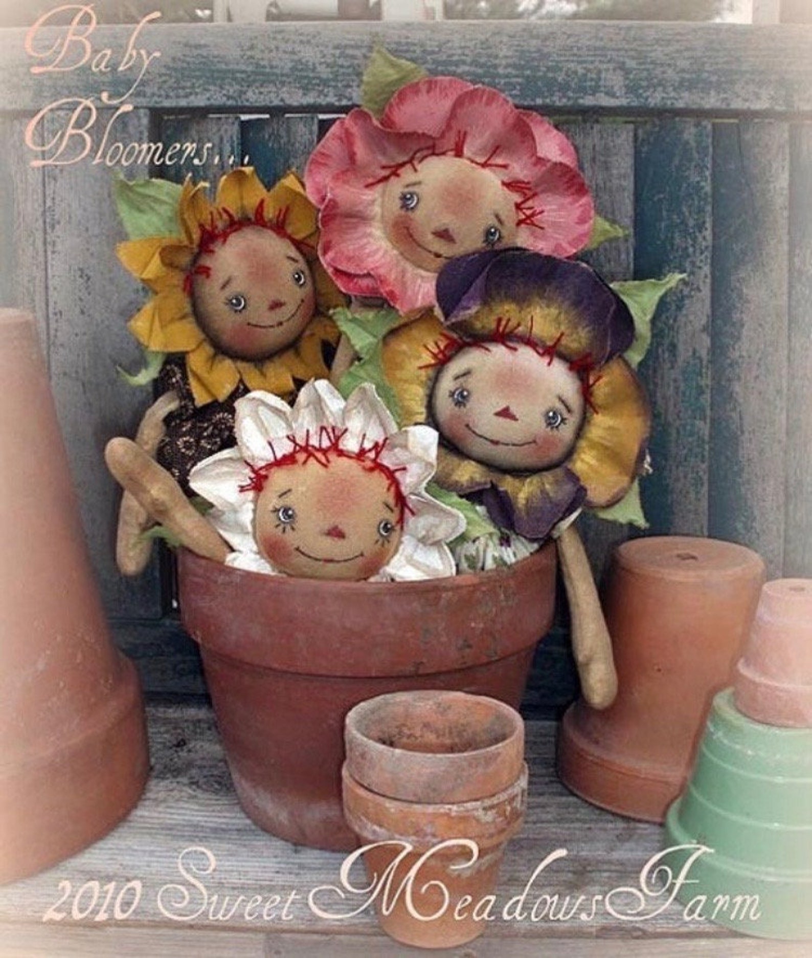 Baby Bloomer Flower Doll E-pattern - Etsy