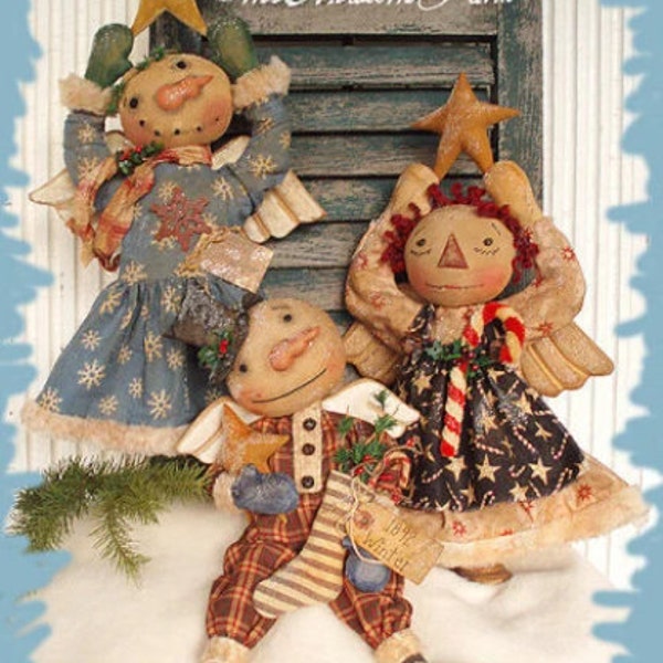 Primitive Angel Doll Patterns - Etsy
