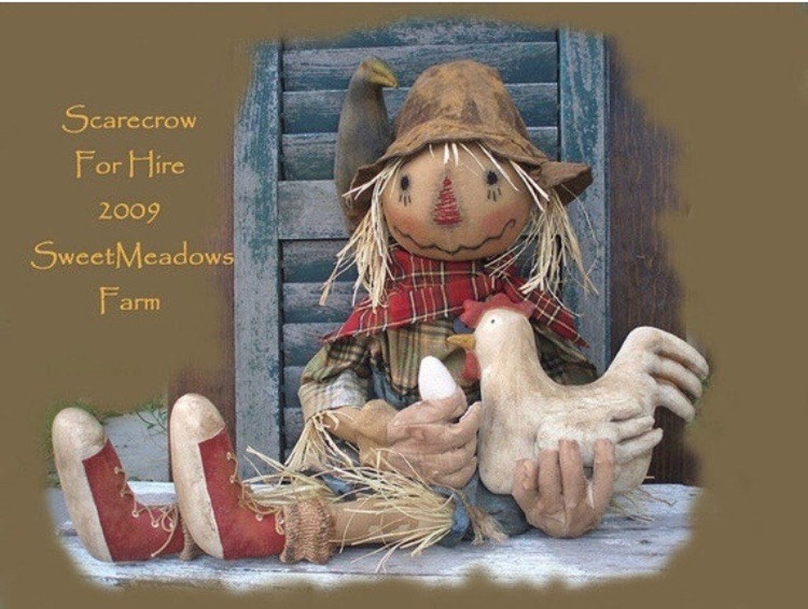 Scarecrow for Hire E-pattern - Etsy