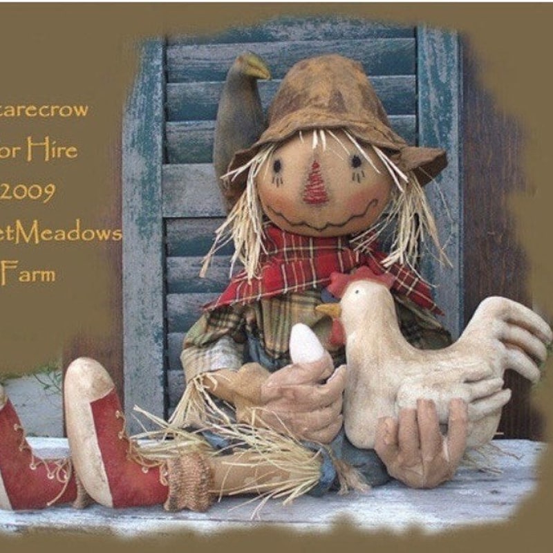 Scarecrow Doll Patterns - Etsy