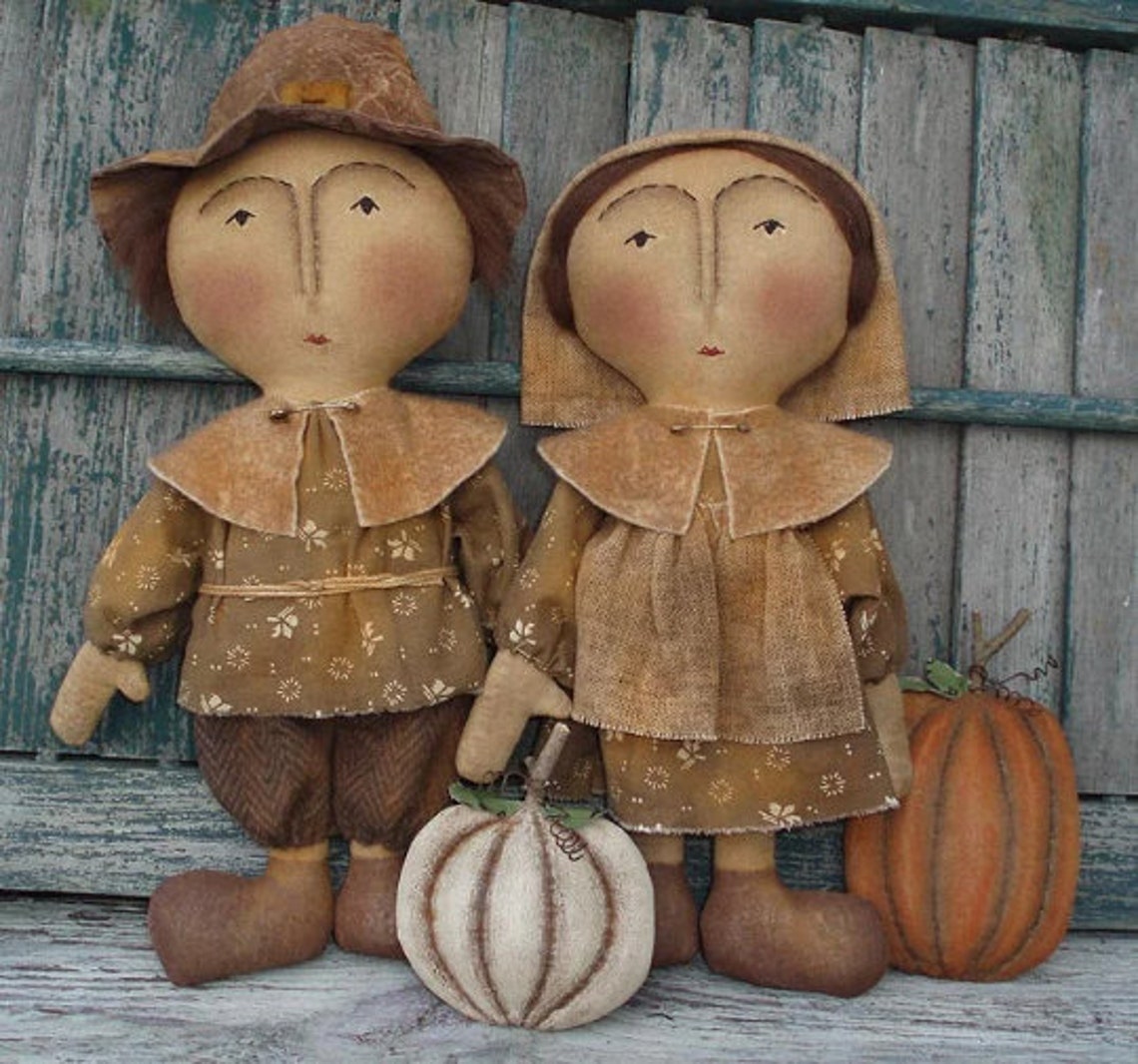 Primitive BIG E-PATTERN, Fall Into Winter - Etsy