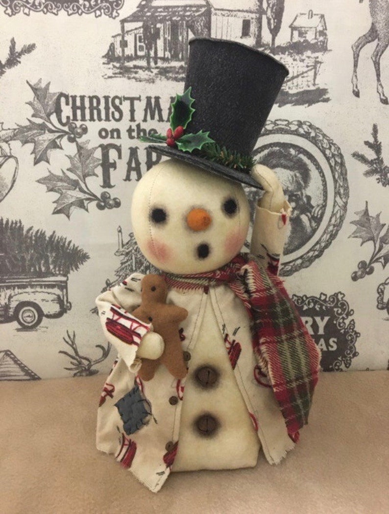 Top Hat Snowman E-PATTERN - Etsy