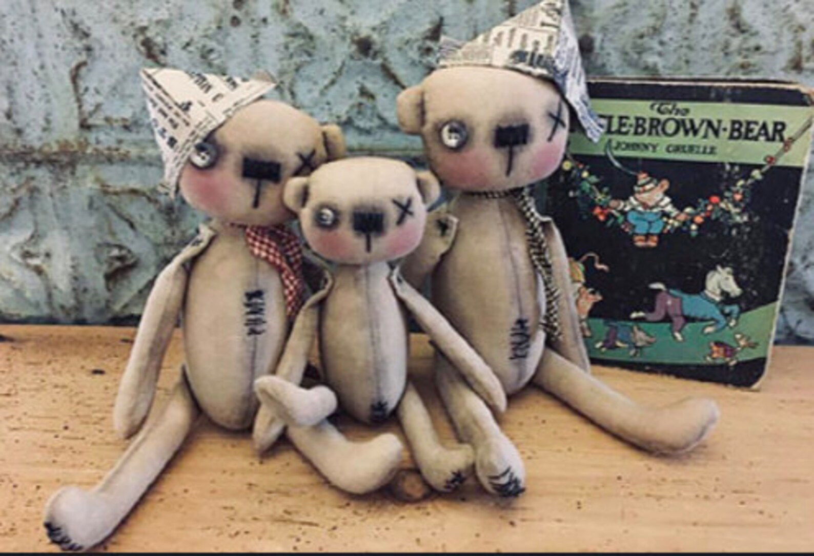 Three Bears Primitive E-PATTERN - Etsy