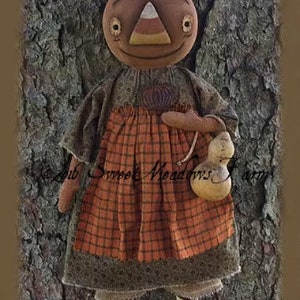 Primitive Pumpkin Cornelia EPATTERN - Etsy