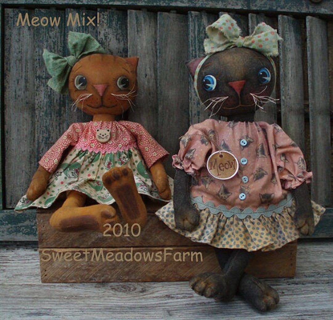Meow Mix Cats E-PATTERN - Etsy