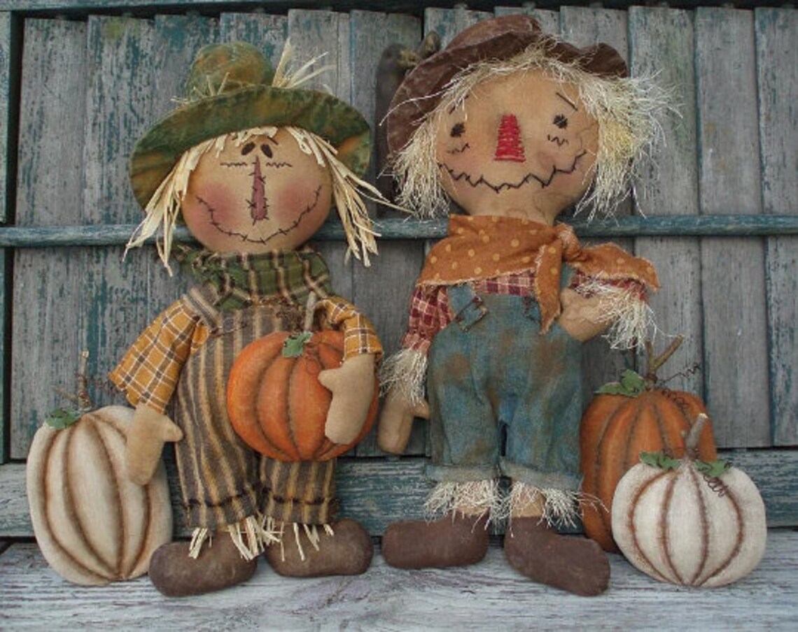 Primitive BIG E-PATTERN Fall Into Winter - Etsy