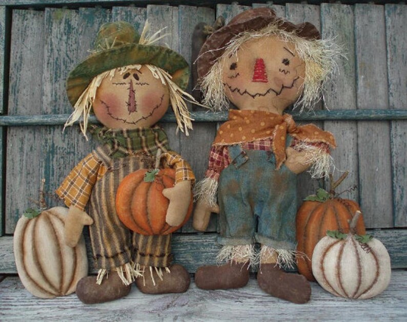 Primitive BIG E-PATTERN, Fall Into Winter - Etsy