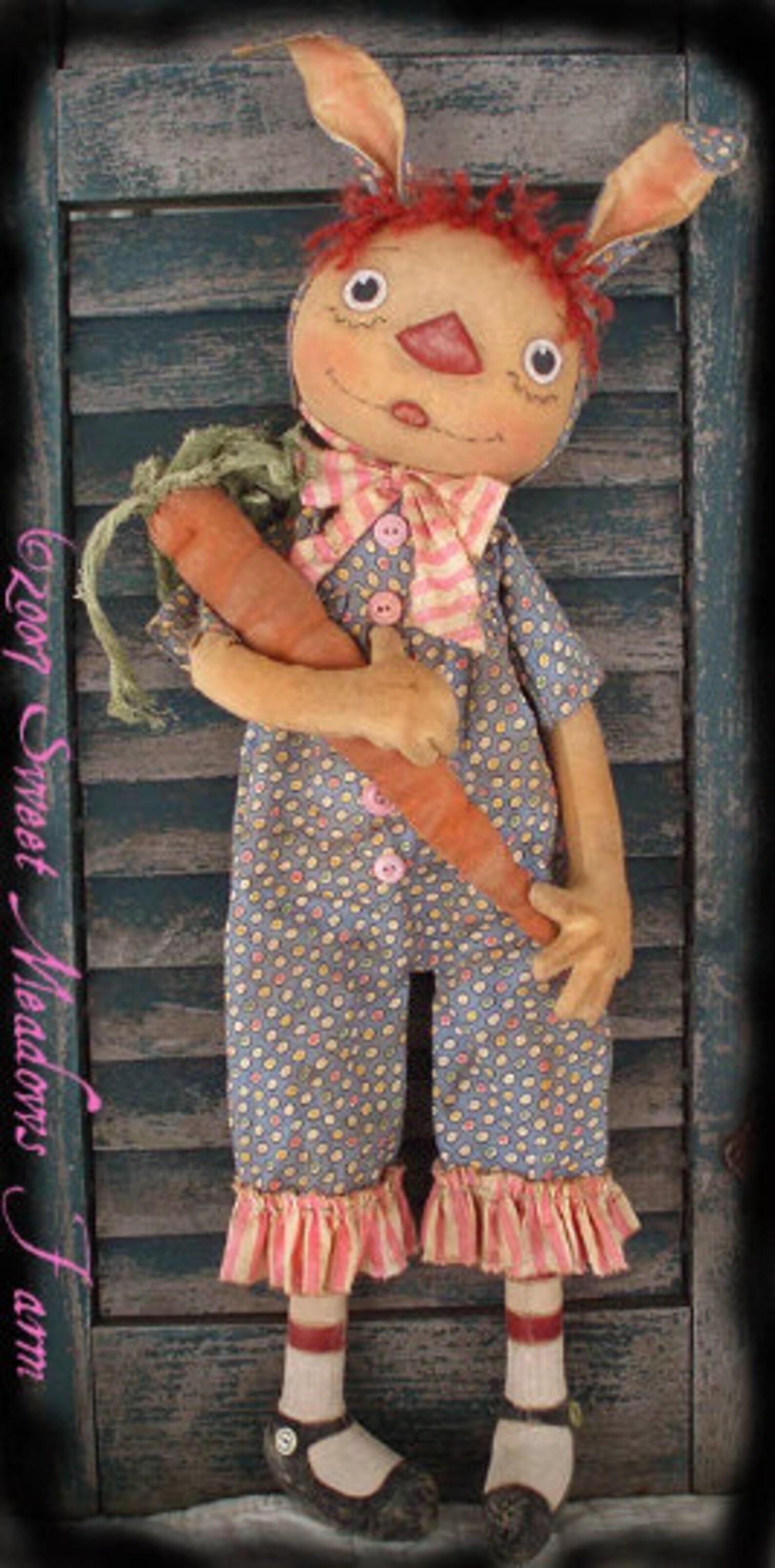 Raggedy Ann in Bunny Suit E-PATTERN - Etsy