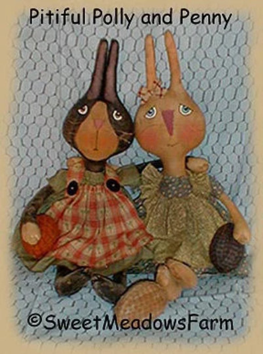 Pitiful Polly and Penny Rabbit Dolls E-PATTERN - Etsy