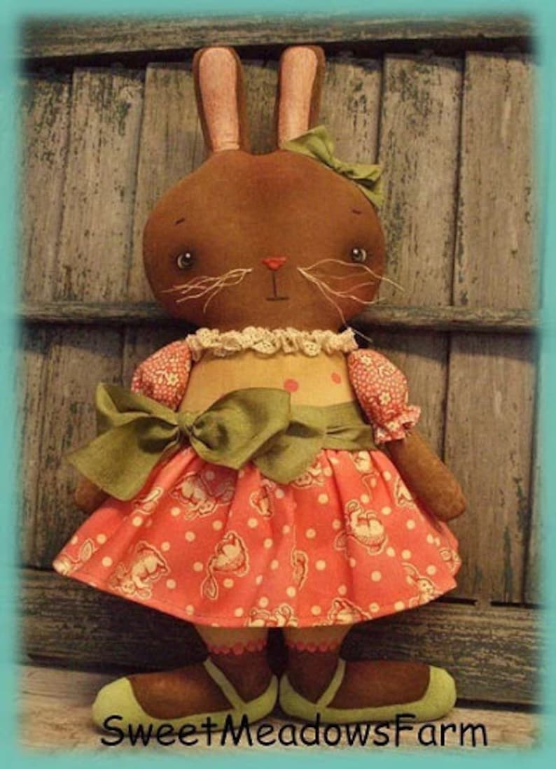 Primitive Bunny Boys and Girls E-PATTERN - Etsy