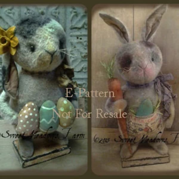 Prim Bunny - Etsy