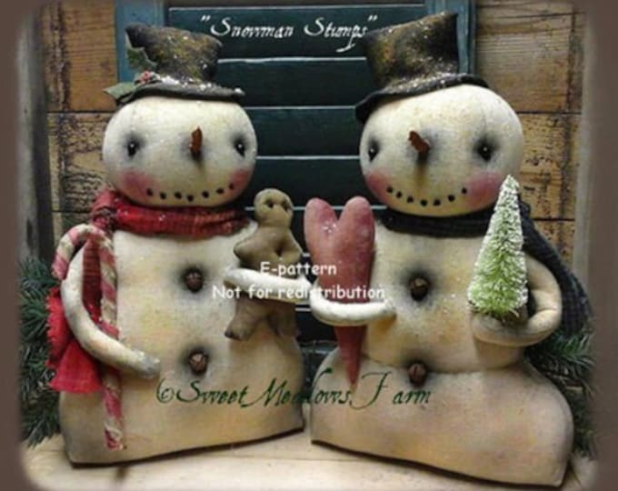 Top Hat Snowman E-PATTERN - Etsy