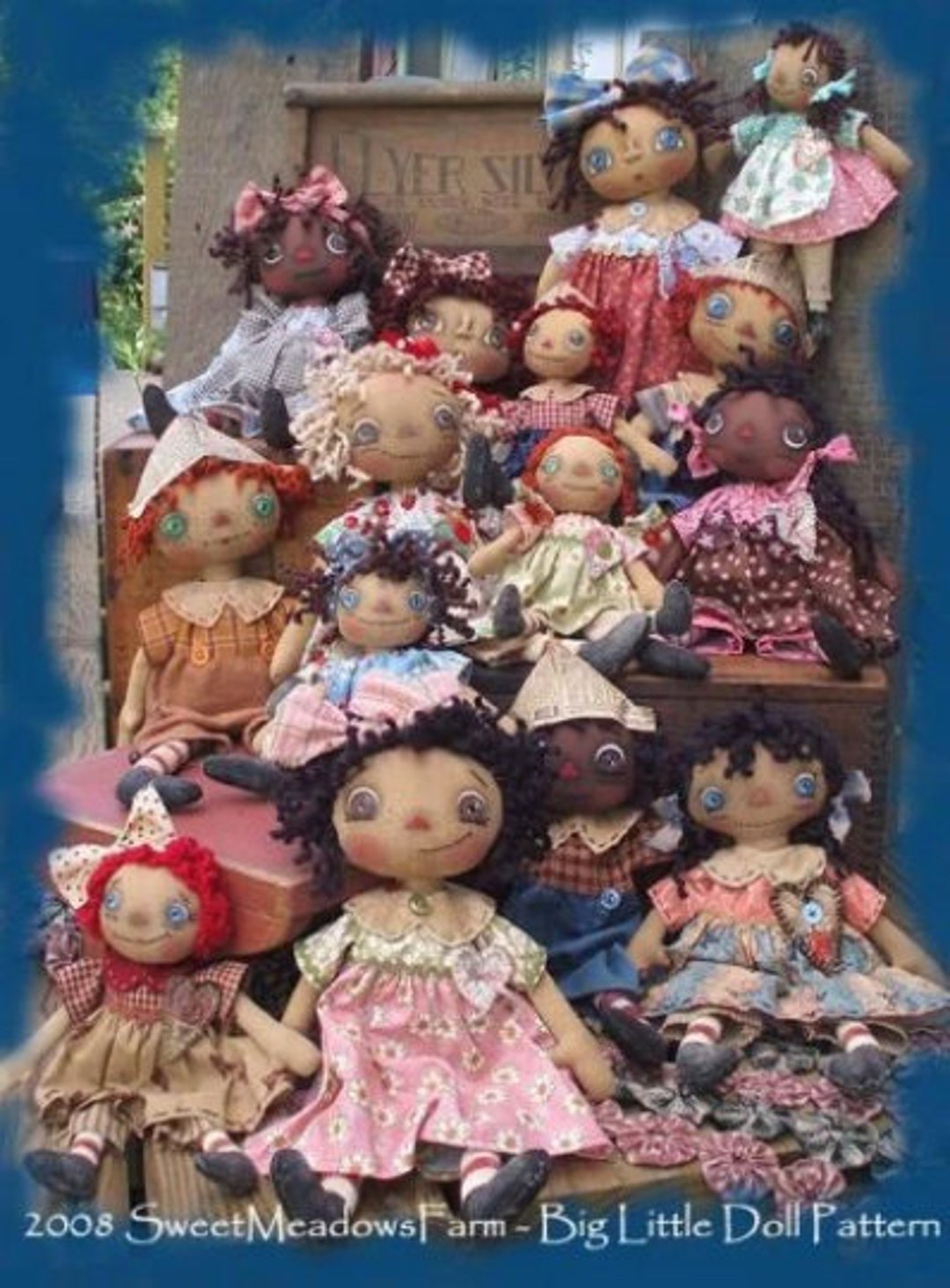 Biggest Little Raggedy Dolls E-PATTERN - Etsy