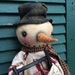 Chilly Willy Snowman Primitive EPATTERN - Etsy