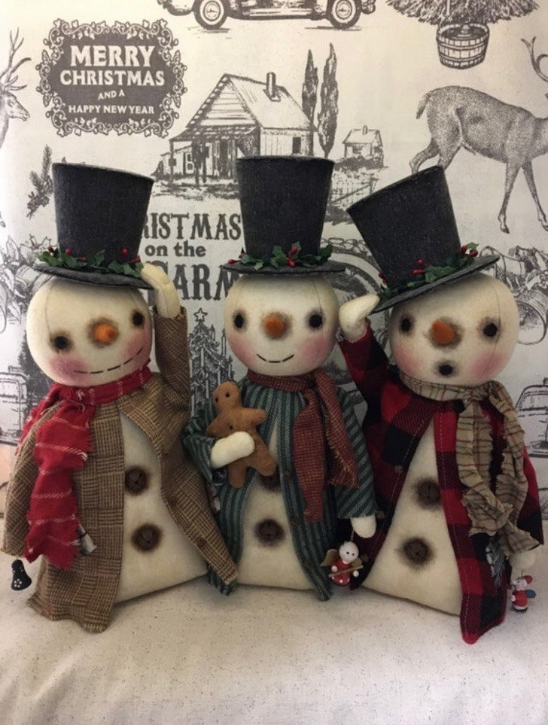 Top Hat Snowman E-PATTERN - Etsy