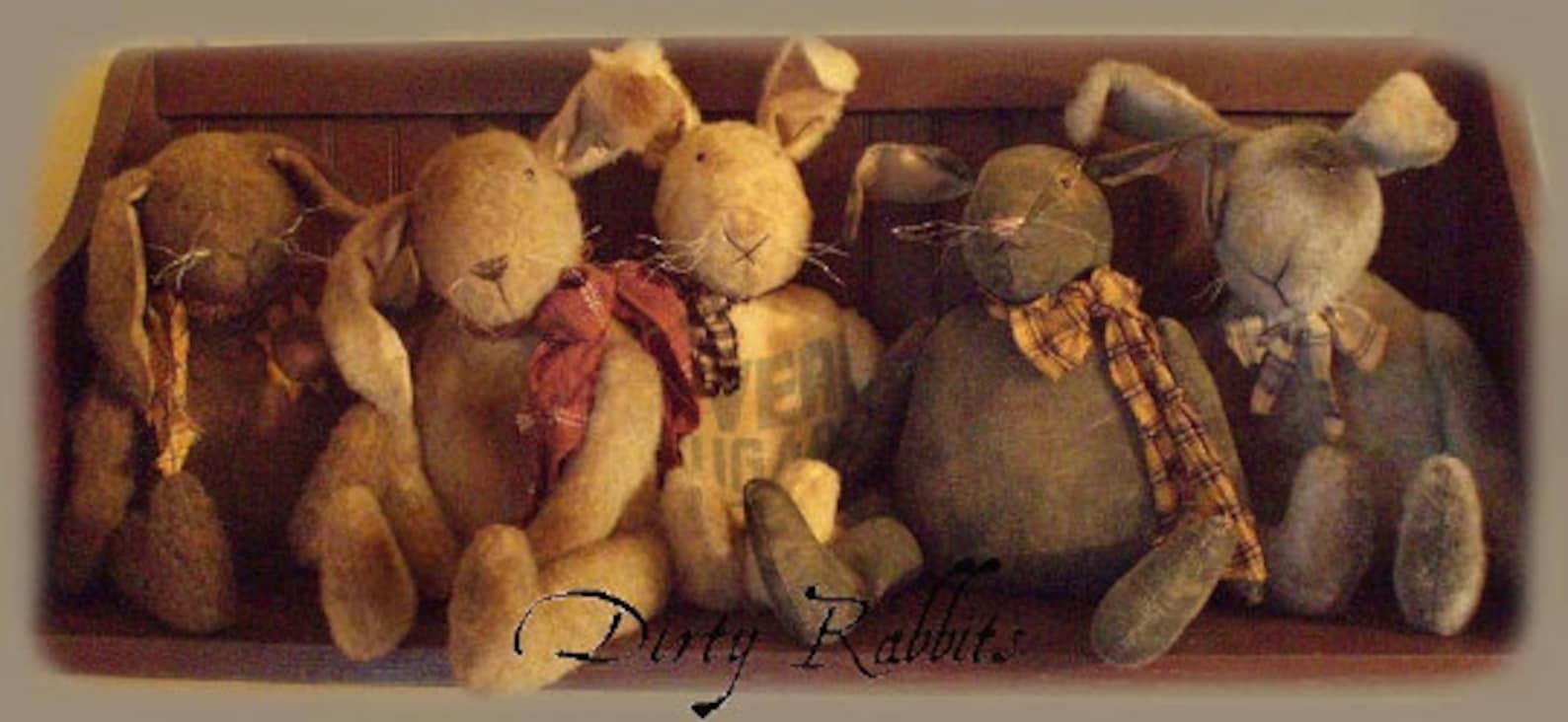 Primitive E-PATTERN Dirty Rabbits - Etsy