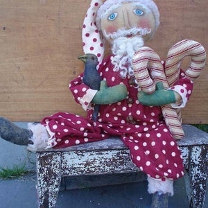 Primitive HUGE Doll Pattern, A Round About E-PATTERN - Etsy