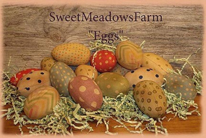 Primitive Eggs E-PATTERN - Etsy