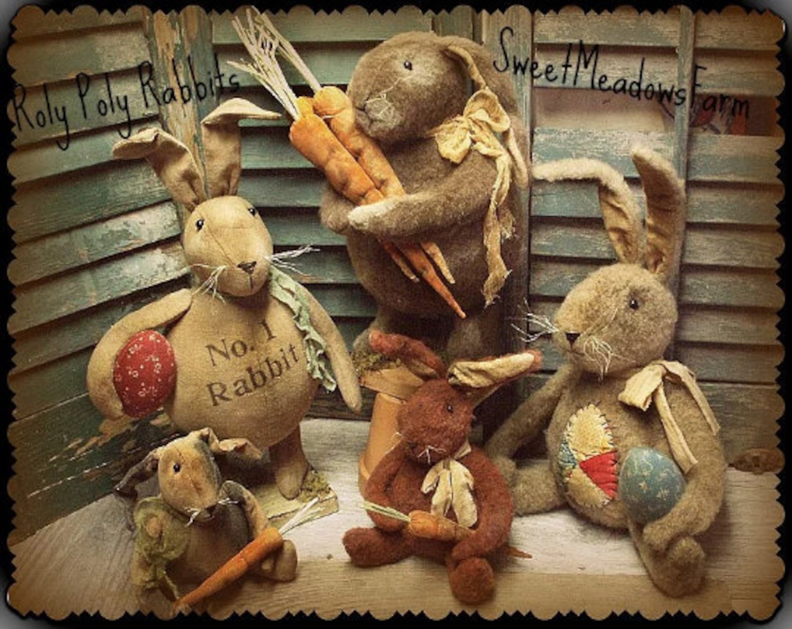 Primitive Chubby Bunny E-PATTERN - Etsy