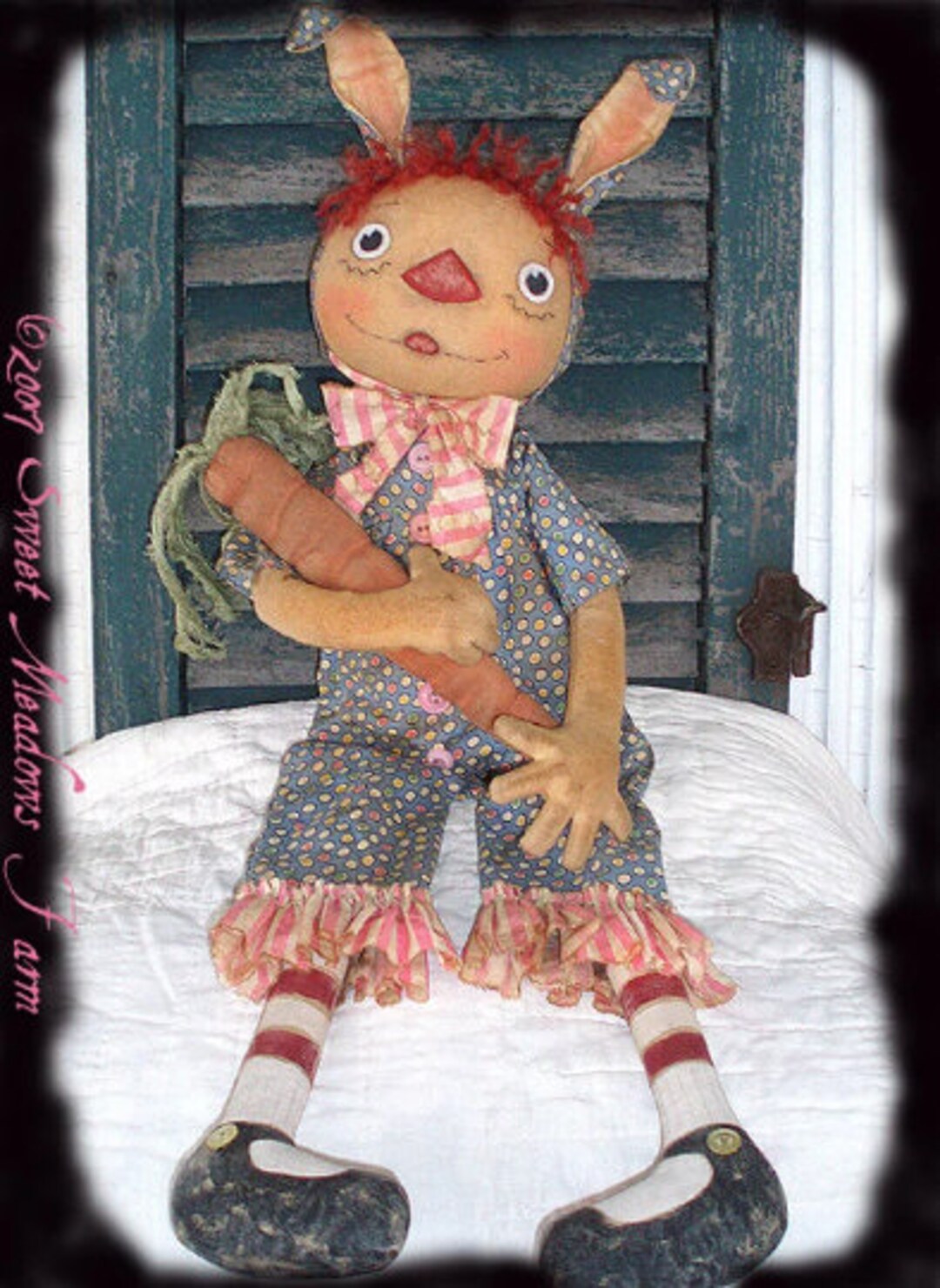 Raggedy Ann in Bunny Suit E-PATTERN - Etsy