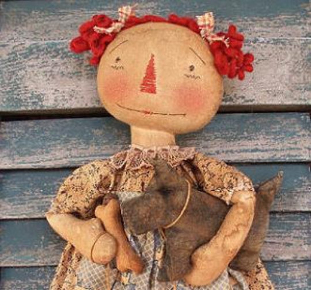 Raggedy Ann and Scotty Dog E-PATTERN - Etsy