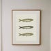 Green Fish Wall Print, Retro Wall Decor, Digital Download Print ...