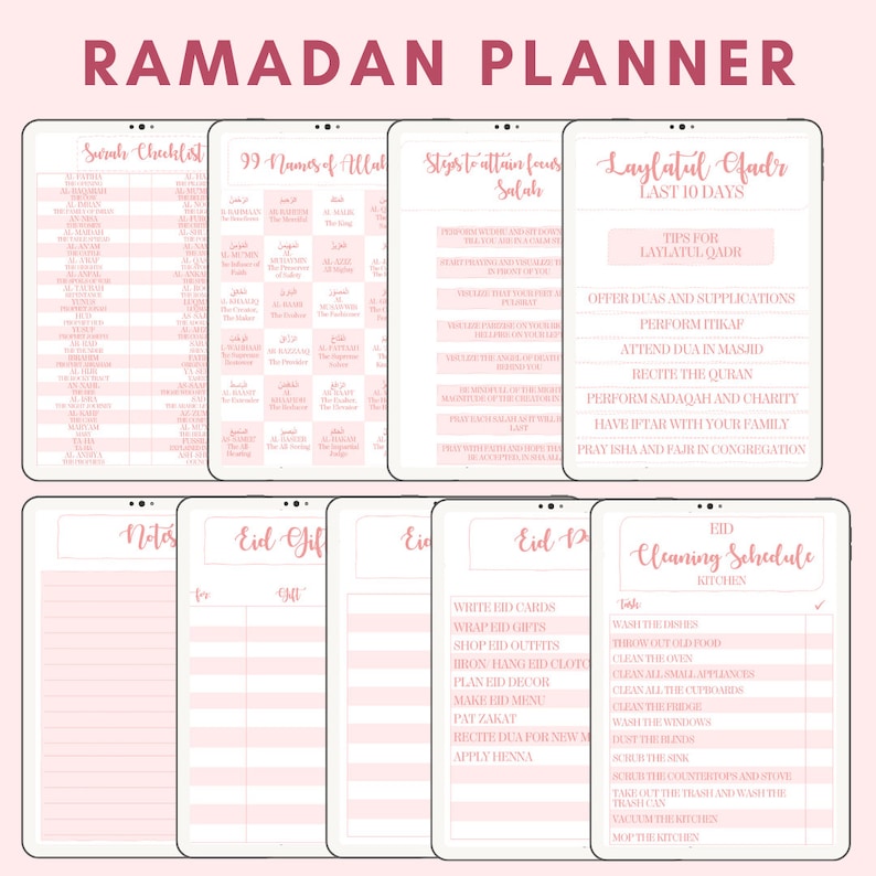Ramadan Planner | Ramadan Journal Islamic Daily Planner Printable ...