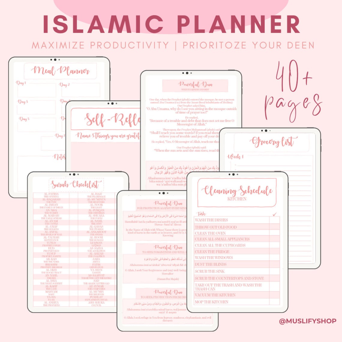 Muslim Planner | Islamic Planner | Muslim Daily Planner | Islamic Daily ...