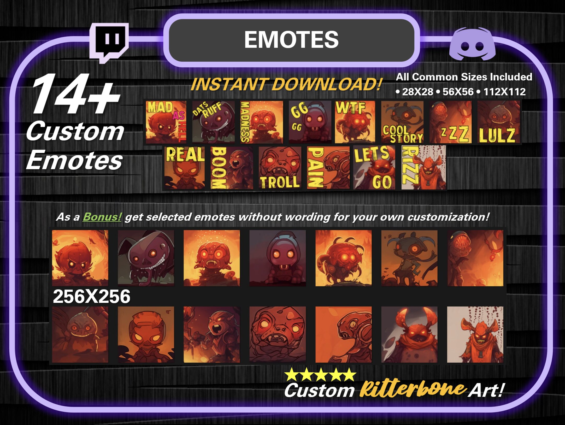 Hell World, Original Artwork, Twitch Emotes, Discord Emotes, Reaper ...