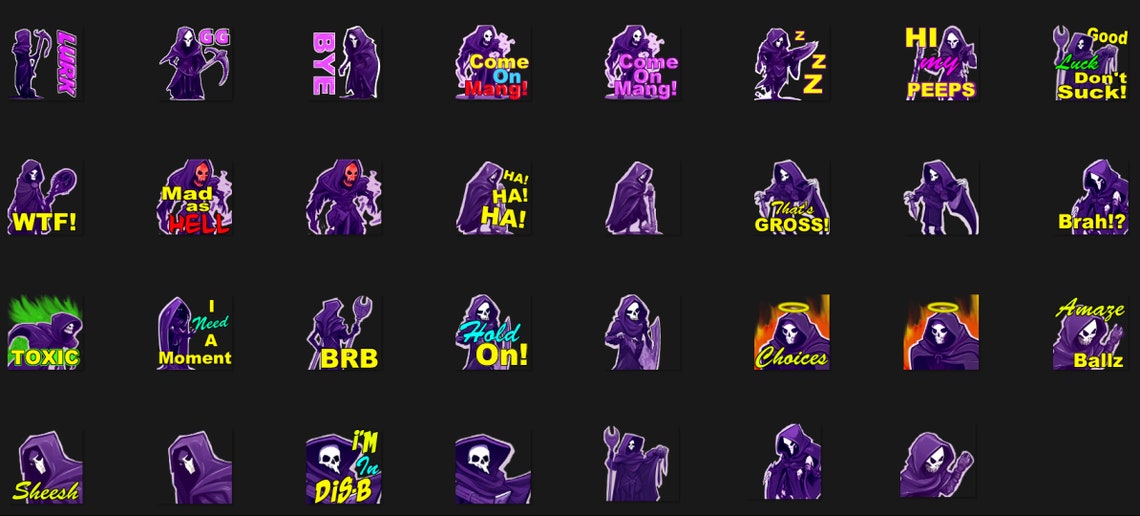 Original Artwork, Twitch Emotes, Discord Emotes, Reaper Emotes ...