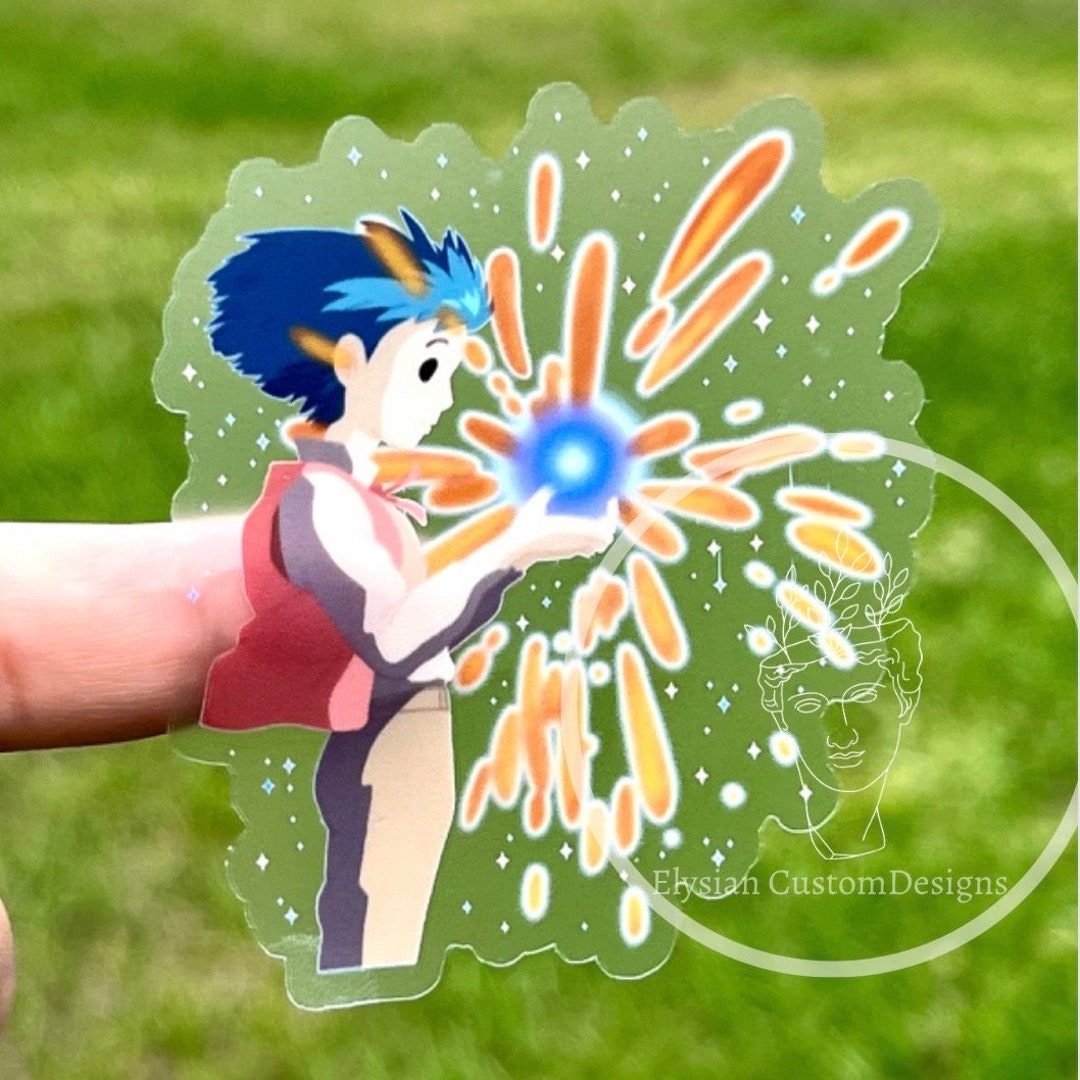 Howl Meeting Calcifer Making Magic Deal Anime Howls Moving Castle ...