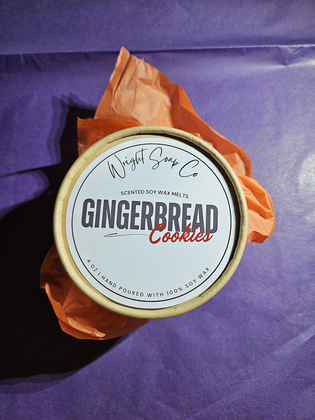 Gingerbread Cookies Wax Melts | Red and Brown | Shimmering Wax Melts ...