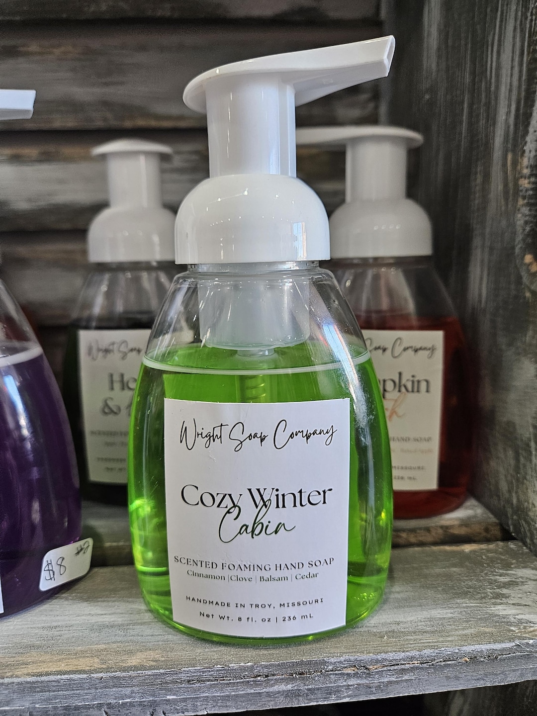 Cozy Winter Cabin Foaming Hand Soap – Christmas Cabin & Balsam Fir ...