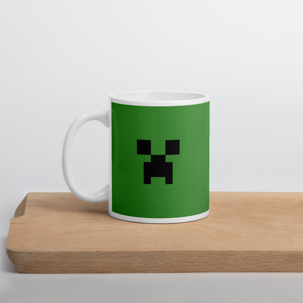 BEST SELLER Creeper Mug Minecraft Back in Stock Gaming - Etsy