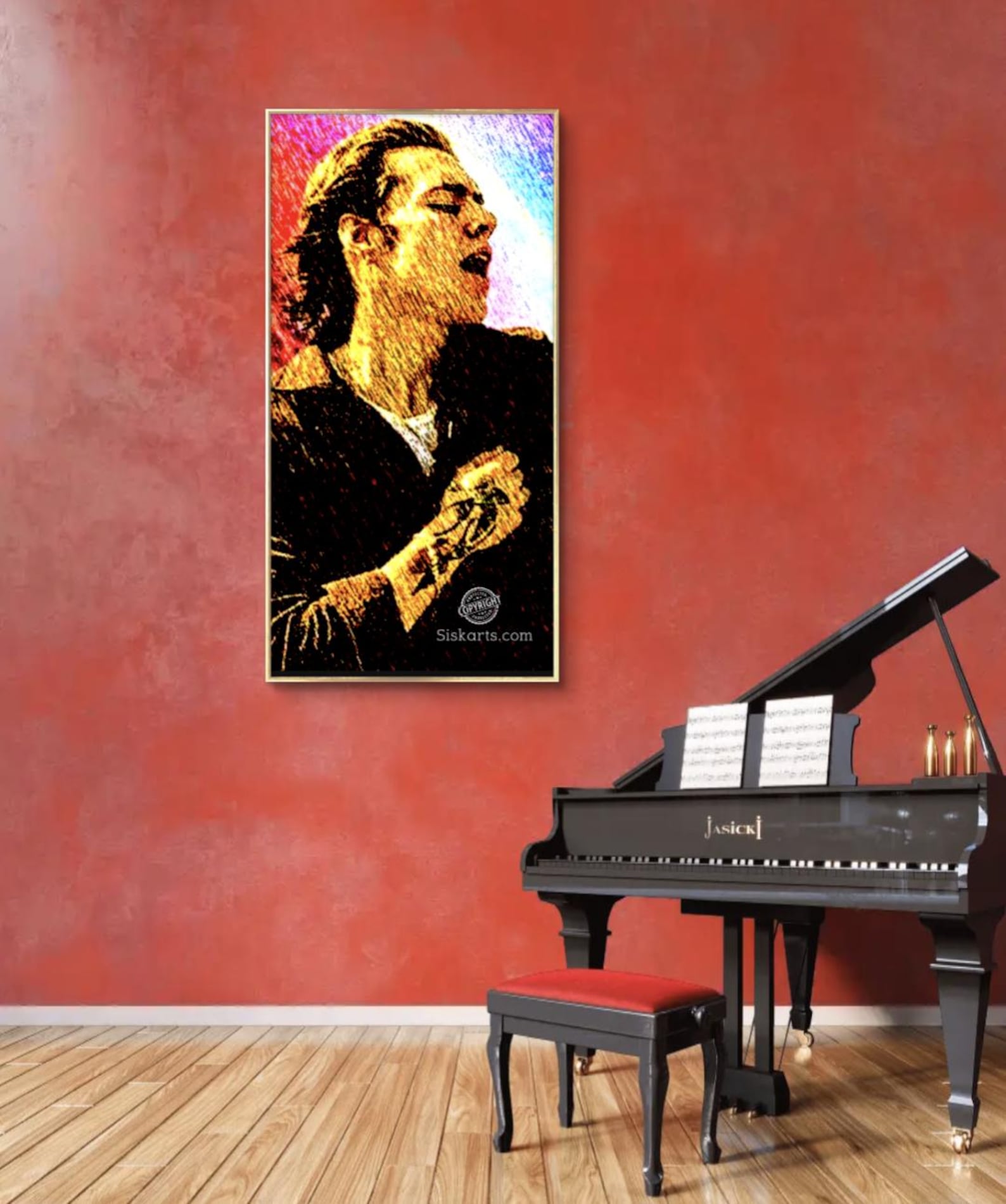 Livingston Original Custom Painting Made to Order by Artist V.sisk - Etsy