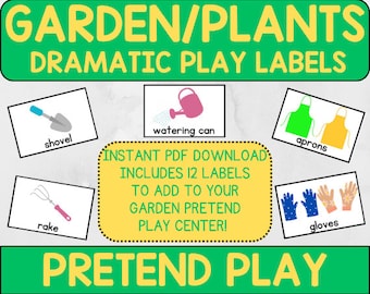 ICE CREAM SHOP Dramatic Play Center Labels for Pretend Play | Spring ...